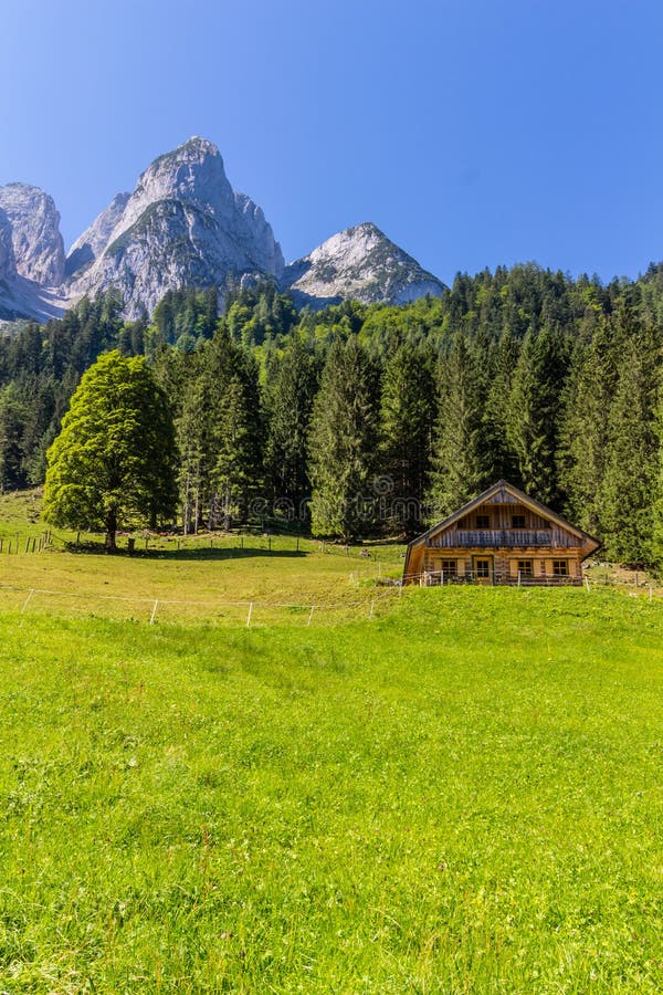 Beautiful Landscape of Mountains on Summertime in Austria, Europe Stock ...