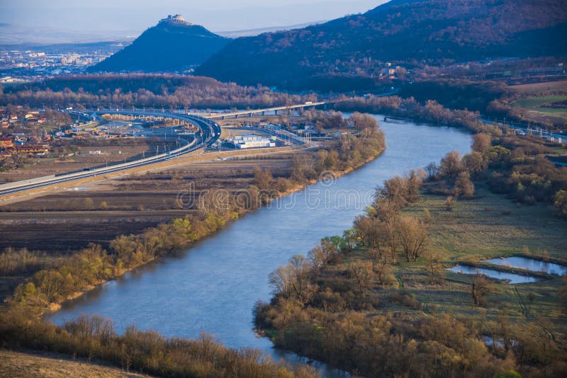 Beautiful Landscape on the Mures River Stock Photo - Image of mures ...