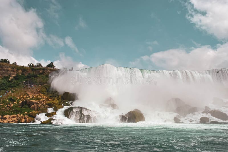 Beautiful Landscape of Niagara Falls. Stock Photo - Image of famous ...