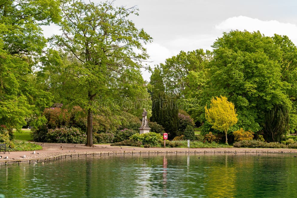 Beautiful Landscape in a Park in Wolverhampton. England Stock Photo ...