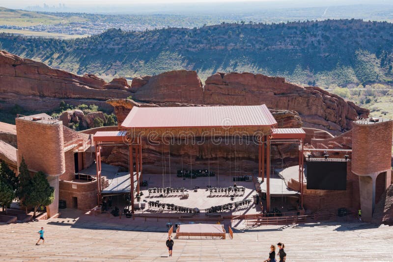 Beautiful Landscape of Red Rocks Colorado Editorial Photography - Image ...