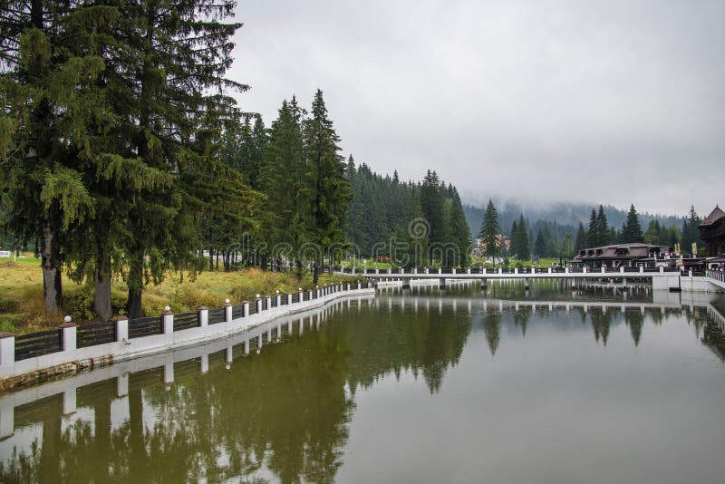 Beautiful Landscape with Reflections into the Nature with Lake ...