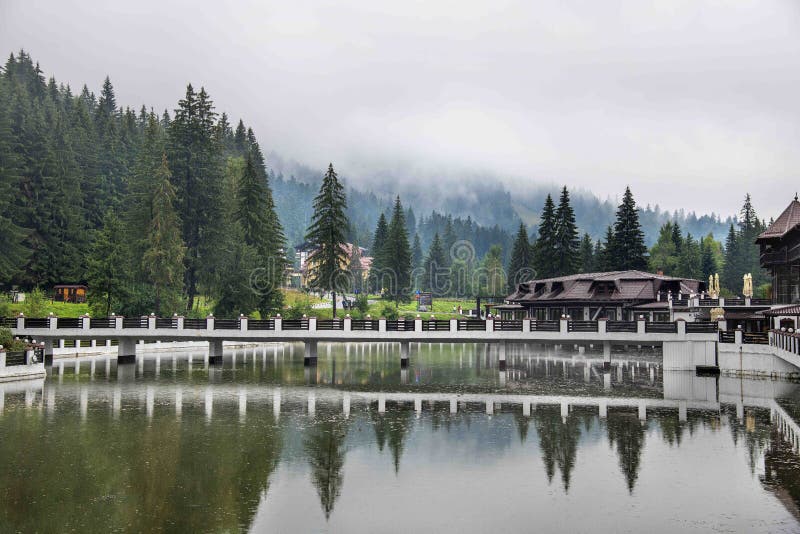 Beautiful Landscape with Reflections into the Nature with Lake ...