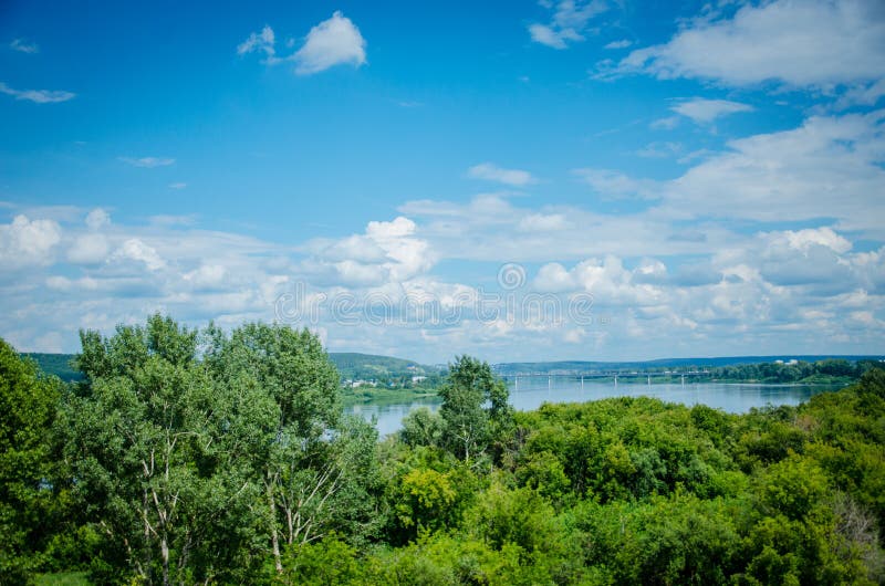 Beautiful landscape, river stock photo. Image of glade - 97079016