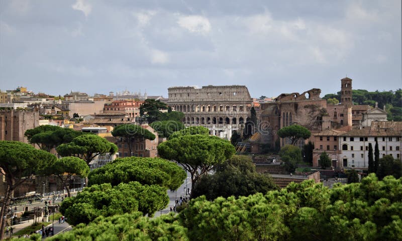 Beautiful Landscape of Rome Stock Image - Image of peters, explore ...