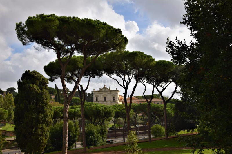Beautiful Landscape of Rome Stock Image - Image of peters, explore ...