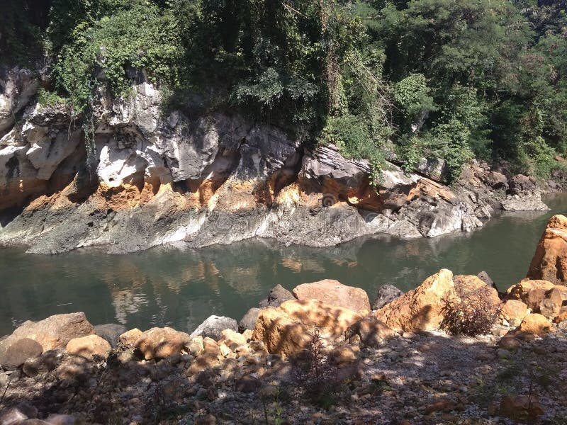 Beautiful Landscape in Sanghyang Kenit Stock Image - Image of flower ...