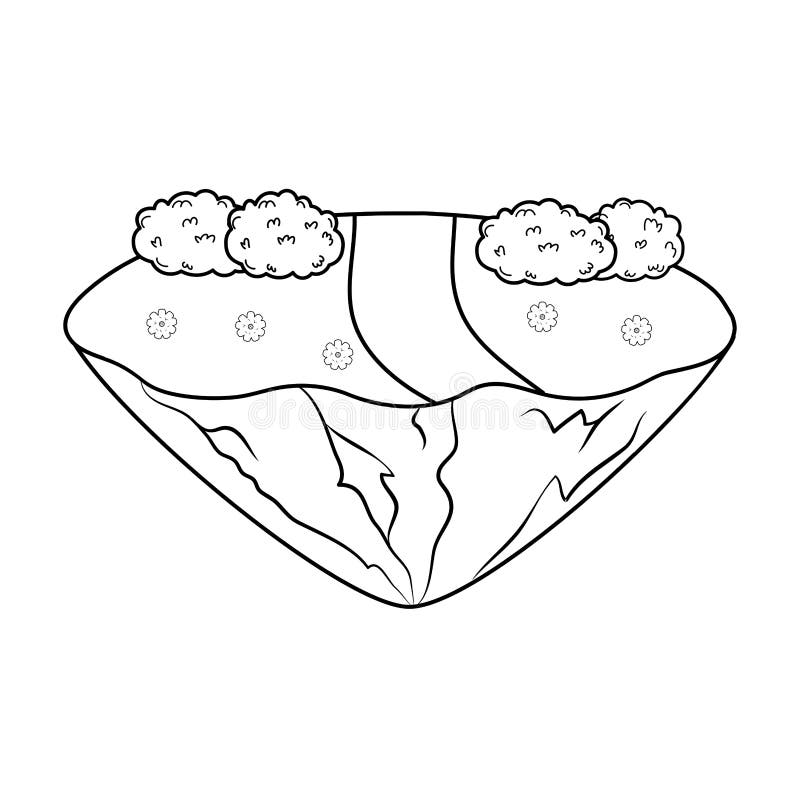 Beautiful Landscape Scene Icon Stock Vector - Illustration of scenic ...