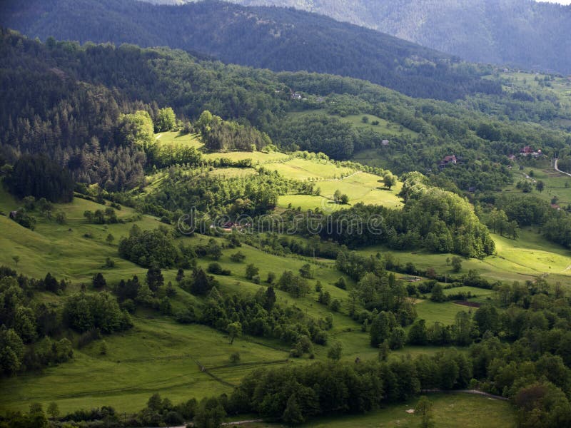 Beautiful Landscape, Serbia Stock Photo - Image of flowers, valley ...