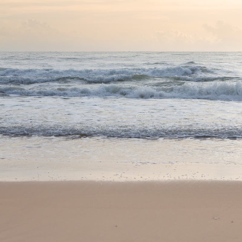 Beautiful Landscape Summer Sea with Clean Sand Stock Image - Image of ...