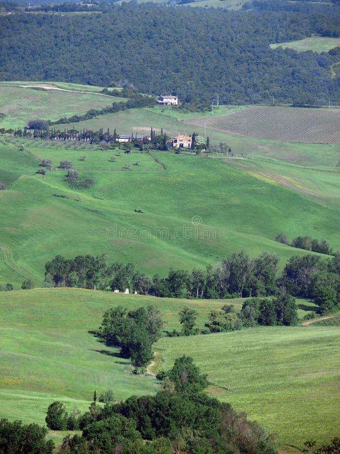 The Beautiful Landscape of Tuscany. Stock Photo - Image of nature ...
