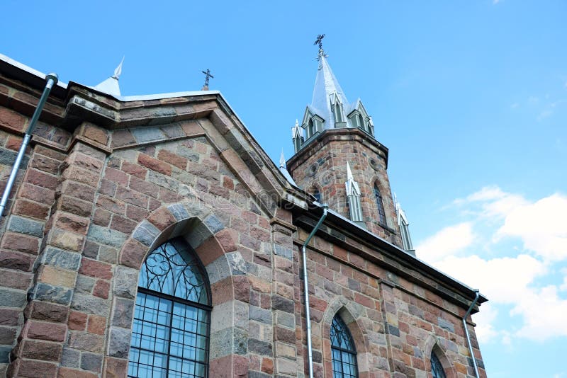 Beautiful Large Windows in an Old Building Stock Photo - Image of ...