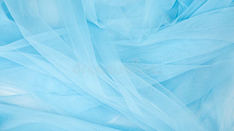 Beautiful Layers of Delicate Light Blue Fabric Background Stock Image ...