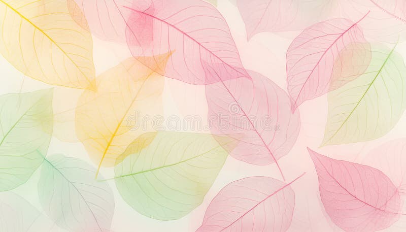 Beautiful Leaves Design Border Over White Stock Photo - Image of ...