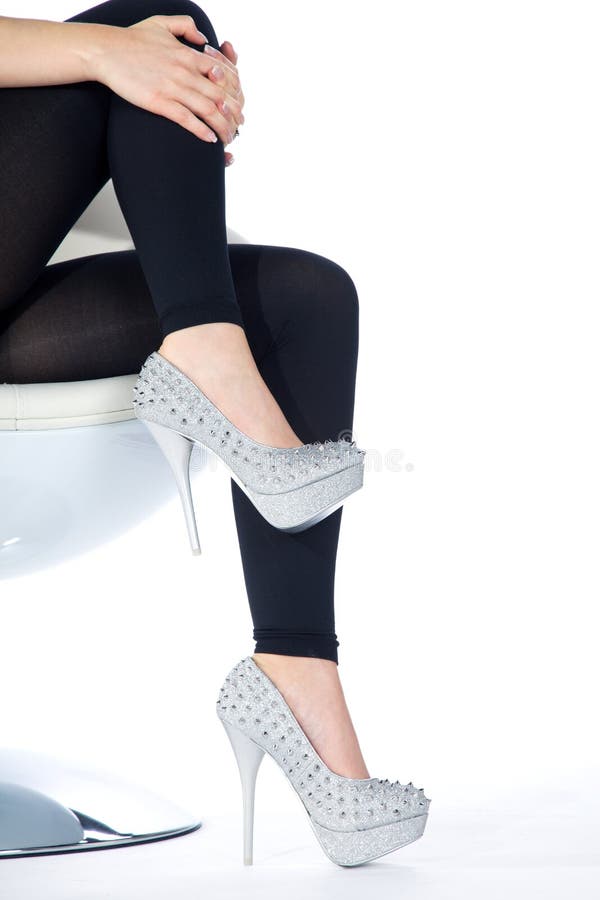 Beautiful legs stock photo. Image of isolated, profile - 40665868