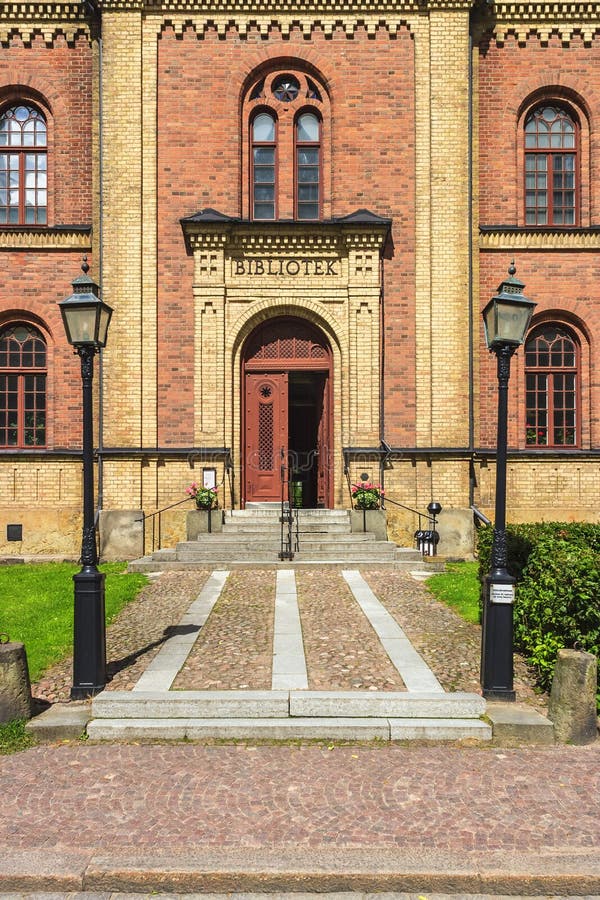 Beautiful Library Building from the Street Stock Photo - Image of ...