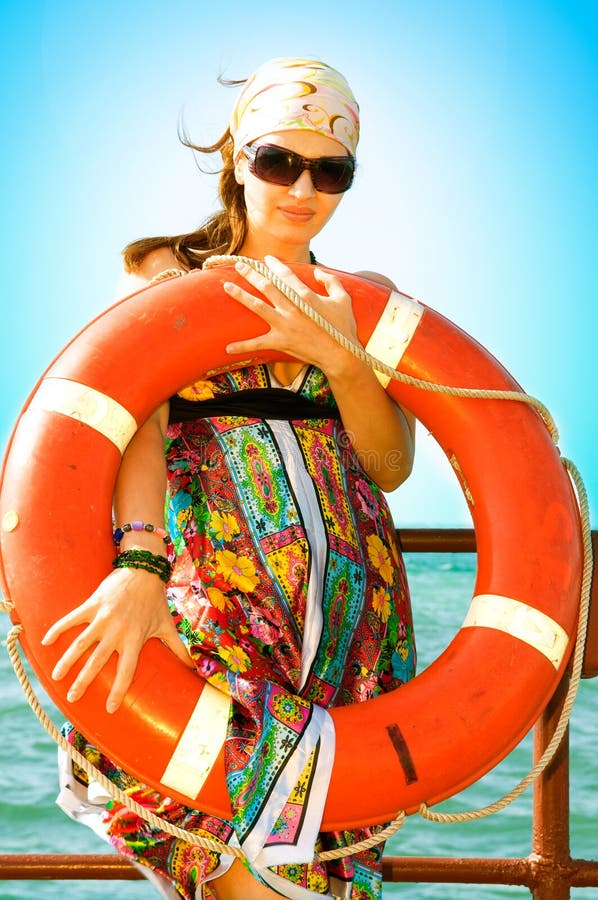 Beautiful Lifeguard stock image. Image of buoy, idyllic - 10747407