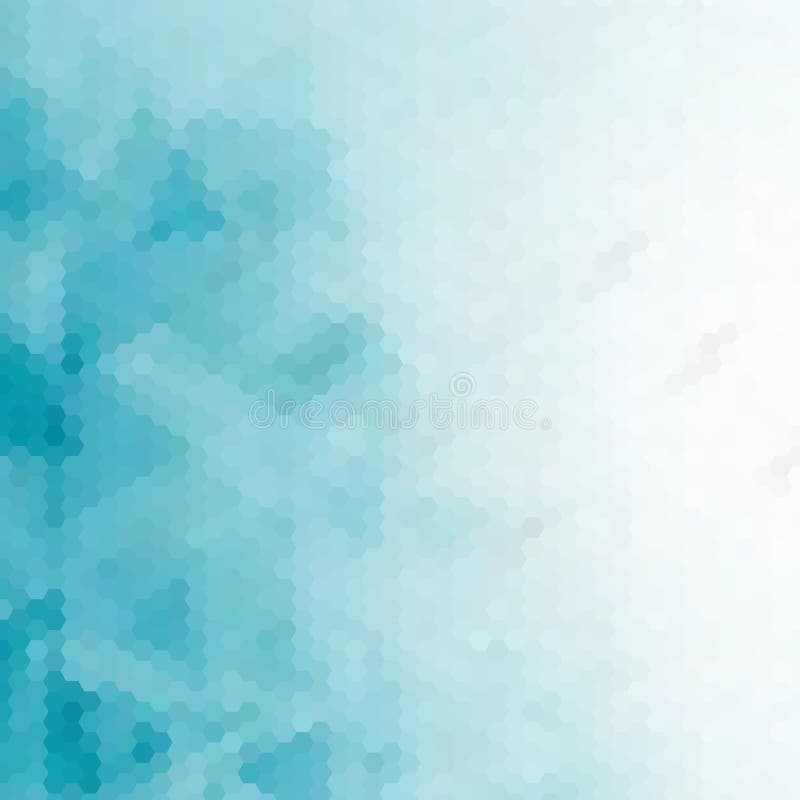 Beautiful Light Blue Color Hexogonal Background. Illustration ...