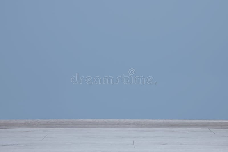 Beautiful Light Blue Wall in Clean Empty Room Stock Image - Image of ...
