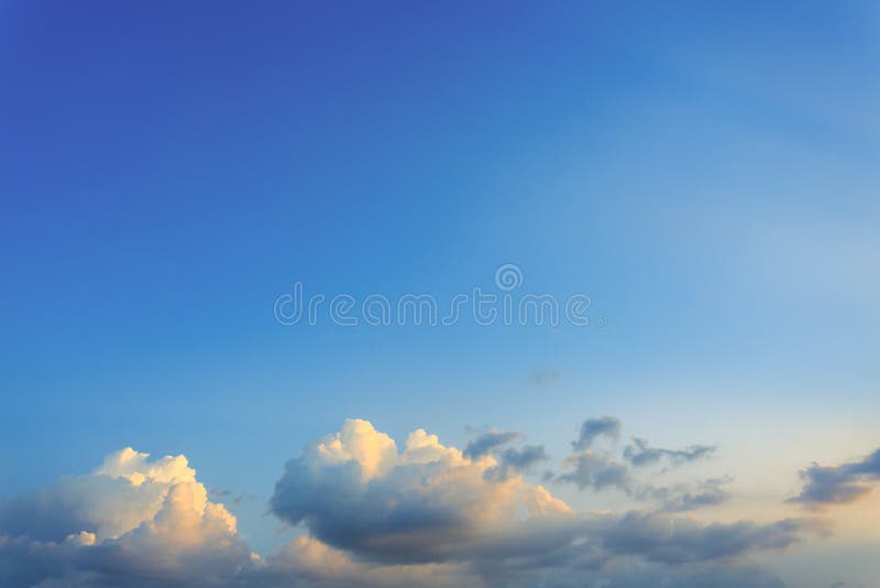 Beautiful Light on Clear Blue Sky Stock Photo - Image of covered, flare ...