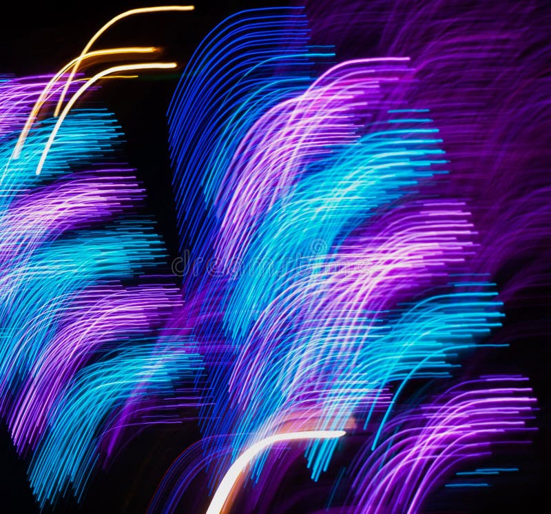 Beautiful Light Effects Illustration, Night Light Stock Illustration ...