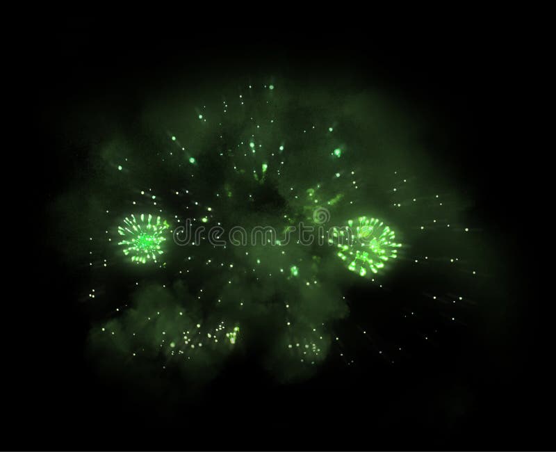 Beautiful Light Green Fireworks Effect Overlay Texture Sparkle with ...