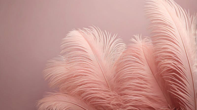 Beautiful Light Pink Feather Pattern Texture Background, Copy Space ...