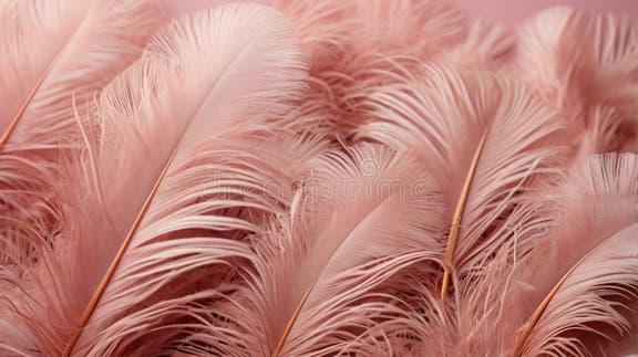 Beautiful Light Pink Feather Pattern Texture Background, Copy Space ...