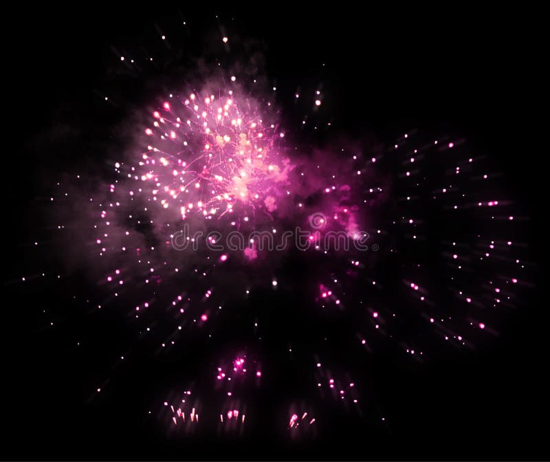 Beautiful Light Pink Fireworks Effect Overlay Texture Sparkle with ...