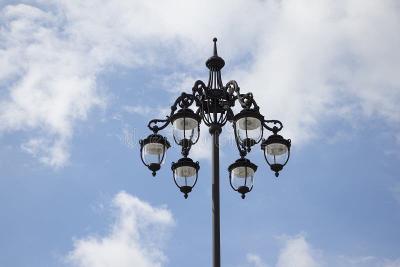 Beautiful light pole stock image. Image of light, lamp - 42035665