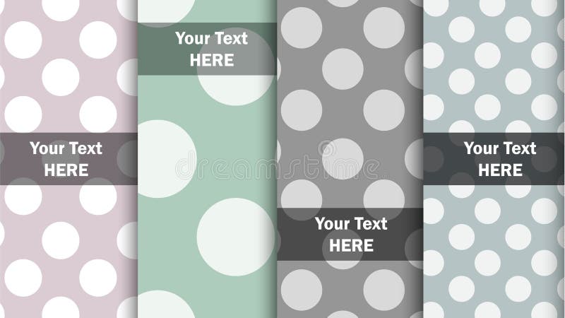 Beautiful Light Polka Dot Pattern for Your Design Stock Vector - Illustration of four ...