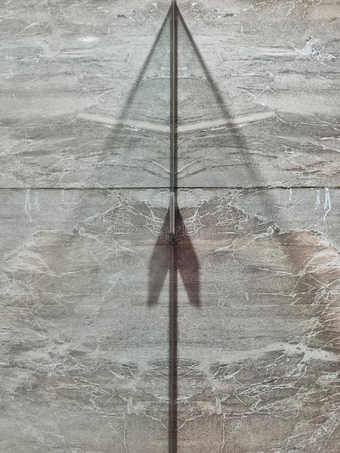 Beautiful Light and Shadow Reflection on a Standing Glass Stock Image ...