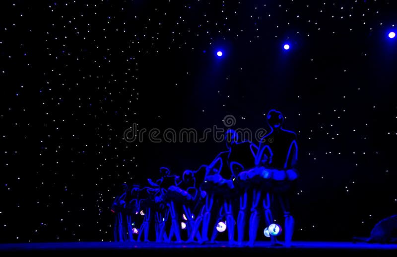 Beautiful Light and Shadow Show Stock Photo - Image of rainbow, stage ...