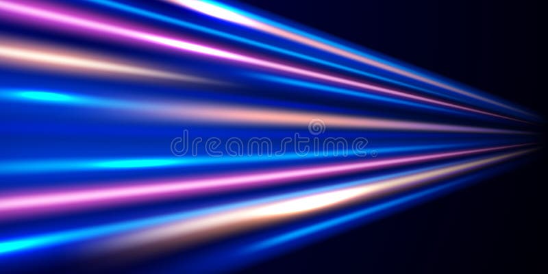 Beautiful Light Speed Line Background on Black Background Abstract ...