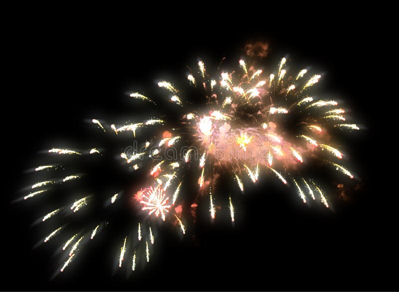 Beautiful Light Yellow Fireworks Effect Overlay Texture Sparkle with ...