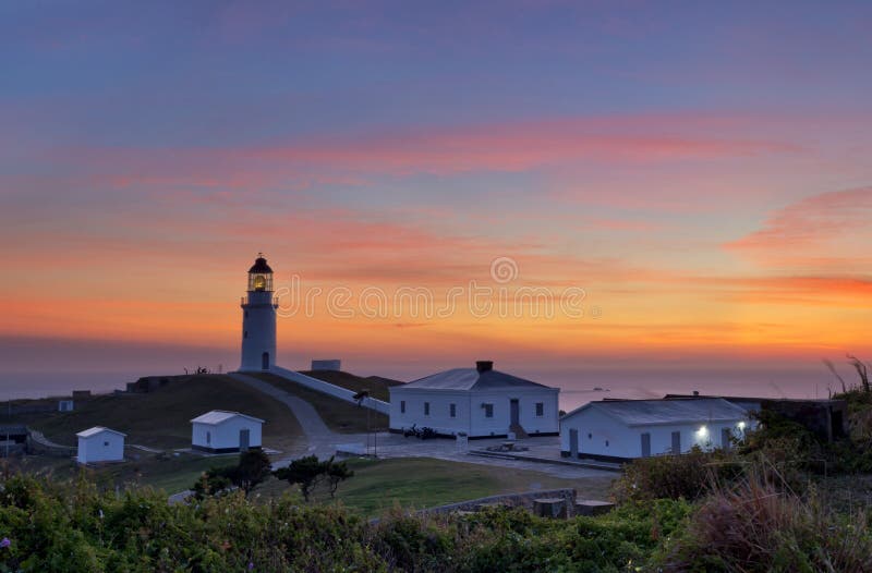 The Beautiful Lighthouse in Taiwan Stock Photo - Image of destinations ...
