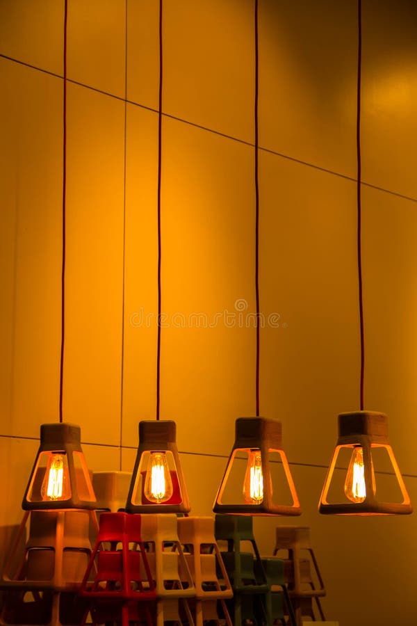 Beautiful Lighting Decoration Stock Image - Image of decor, bulb: 155621705