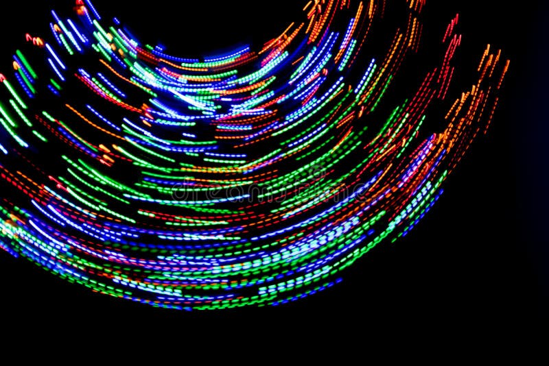 Path Multi Color Lighting Background Stock Image - Image of circle ...