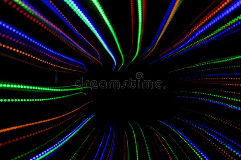 Path Multi Color Lighting Background Stock Image - Image of circle ...