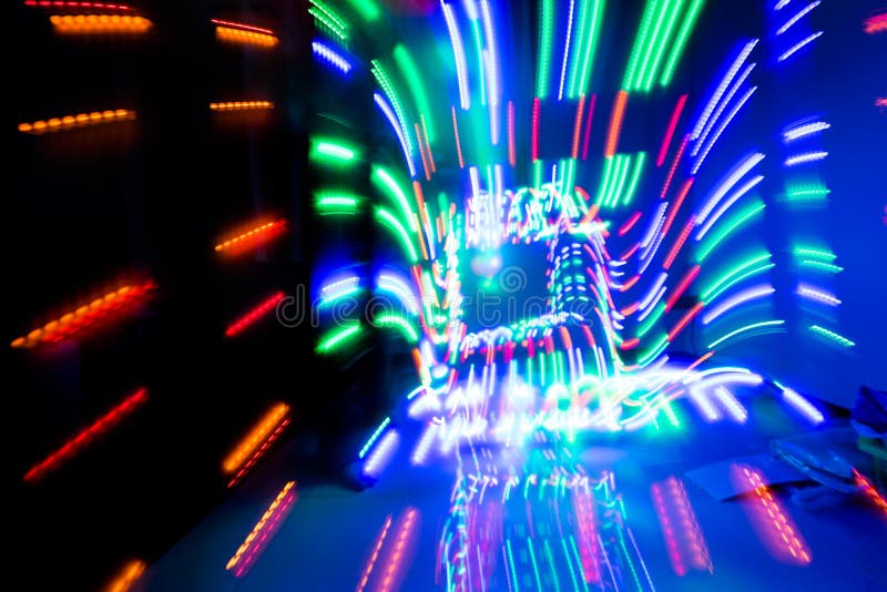 The Beautiful Lighting of Path Movement Stock Image - Image of blurred ...