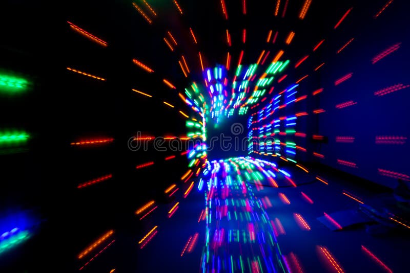 The Beautiful Lighting of Path Movement Stock Photo - Image of lines ...