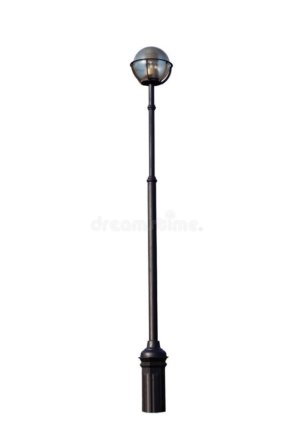 Beautiful Lighting Pole with One Plafond Stock Photo - Image of grey ...