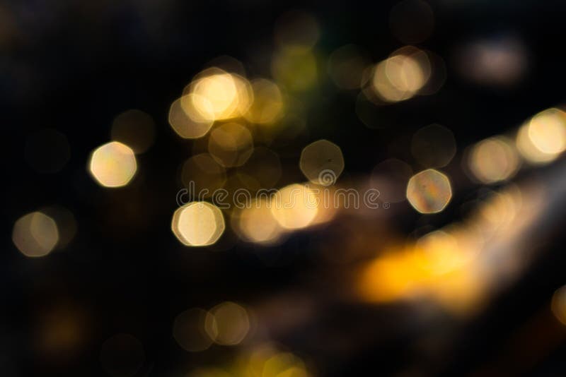 Beautiful Lights Bokeh Reflecting from Spring Water Stock Image - Image ...