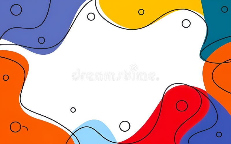 A Beautiful Line Art Background. Stock Illustration - Illustration of ...