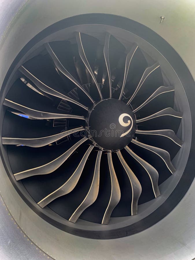 LEAP Jet Engine of the Boeing 737 Max7 Stock Image - Image of composite ...