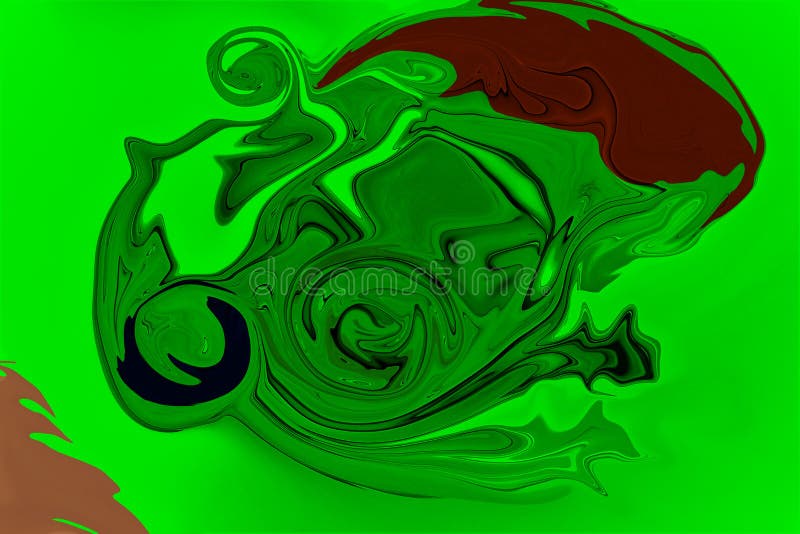 Beautiful Liquid Toad Glass Green and Red Stock Illustration ...