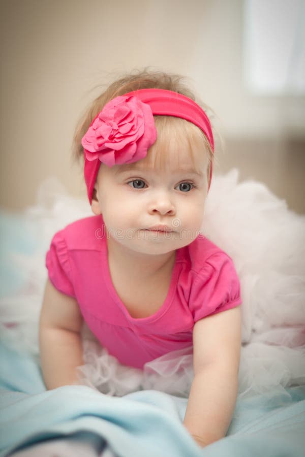 Beautiful little baby. stock photo. Image of posing, parents - 27428568