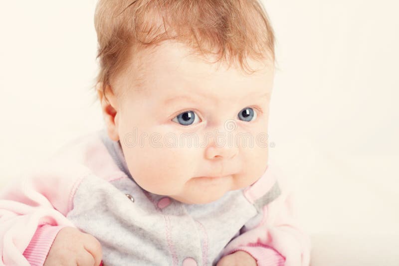 Beautiful little baby girl stock image. Image of beautiful - 25171685