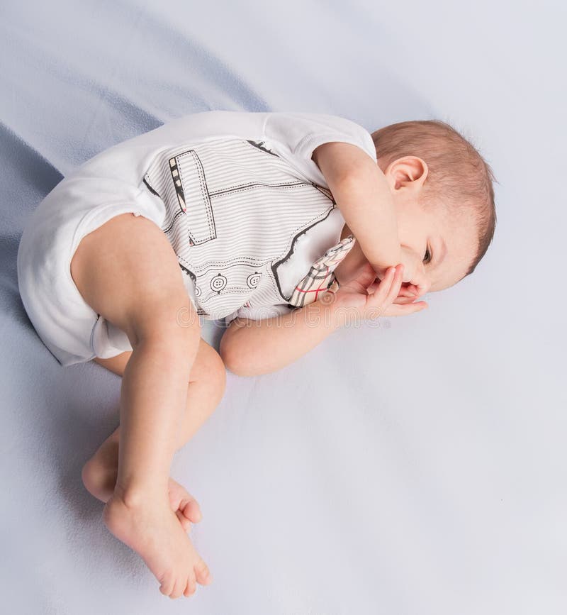 Beautiful little baby stock image. Image of isolated - 50242235