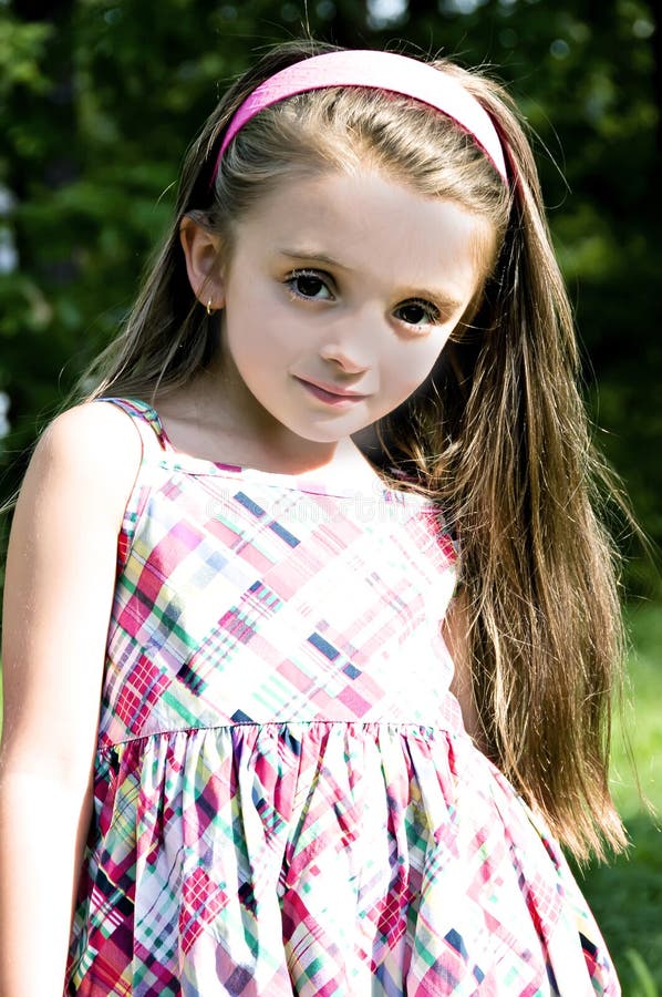Beautiful Little Girl Model Stock Image - Image: 6385249